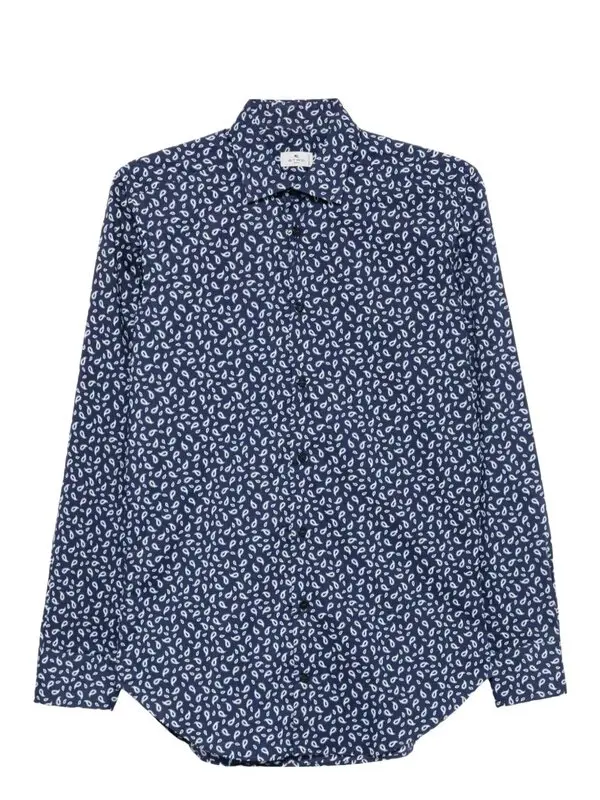 Etro Paisley-print Shirt - Blue