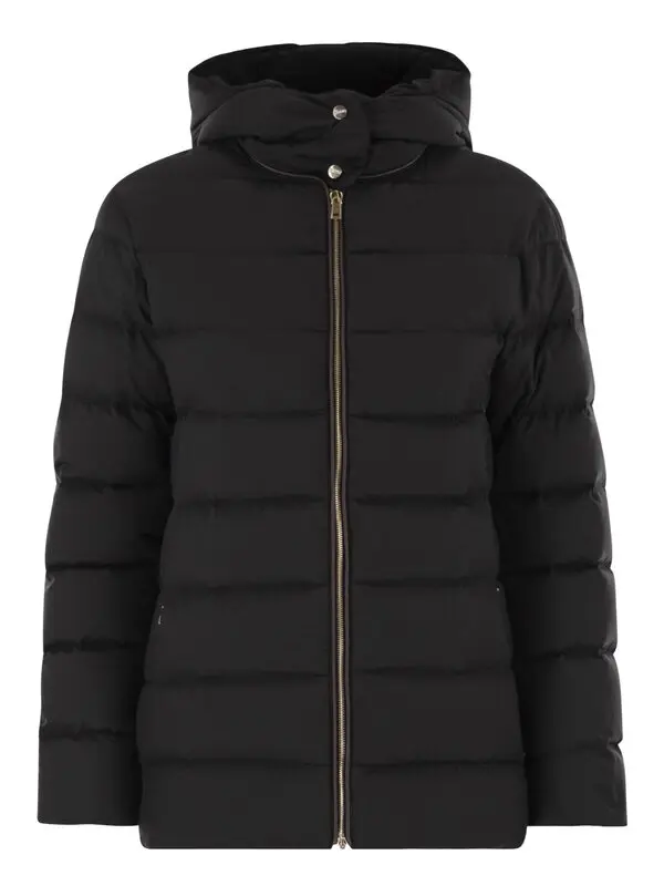 Herno Hooded Down Jacket - Black