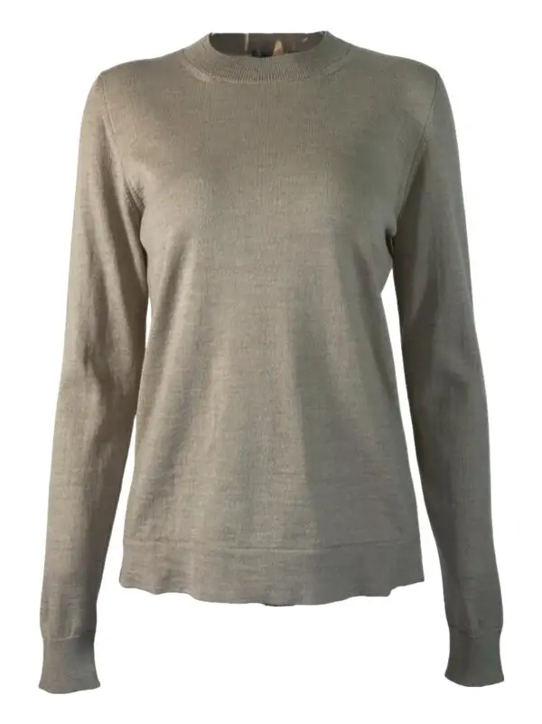 Max Mara Long-sleeved Sweater - Gray