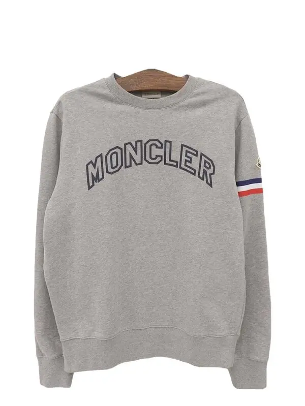 Moncler Long Sleeve Crewneck Sweatshirt - Grey