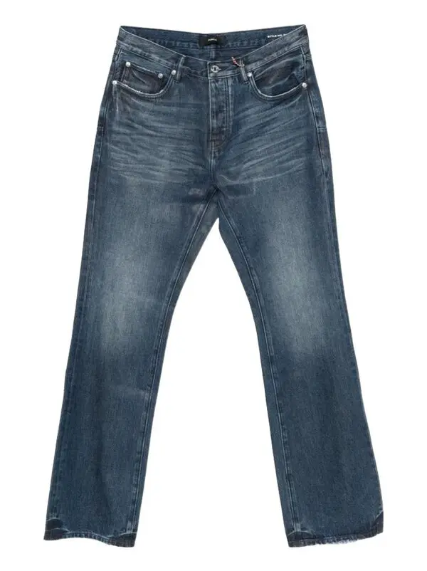 PURPLE BRAND Five-pocket Belt Loop Jeans - Blue