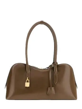 Stella McCartney Zipper Shoulder Bag - Brown