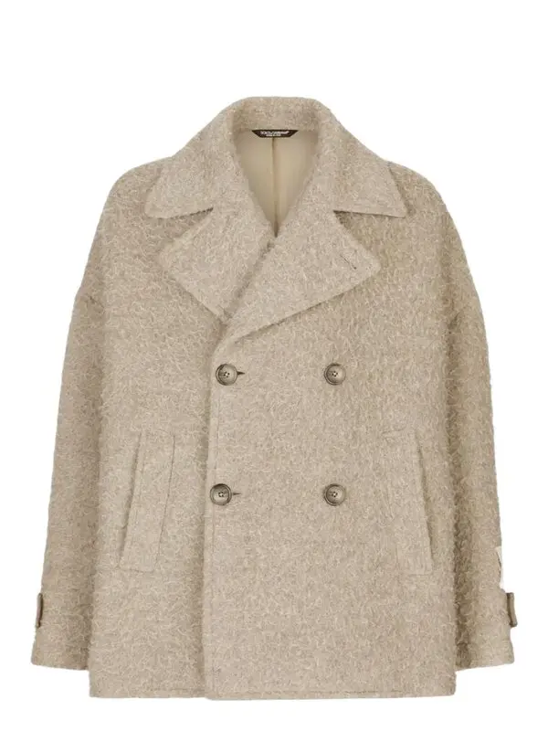 Dolce & Gabbana Double-breasted Pea Coat - Nude