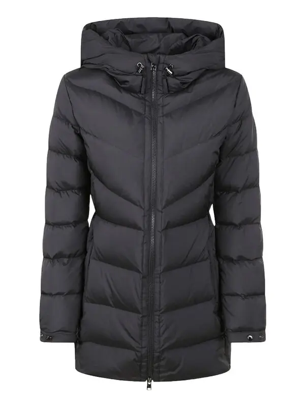 Woolrich Hooded Down Jacket - Black