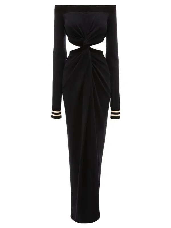 J.W.ANDERSON Twisted Cut-out Dress - Black