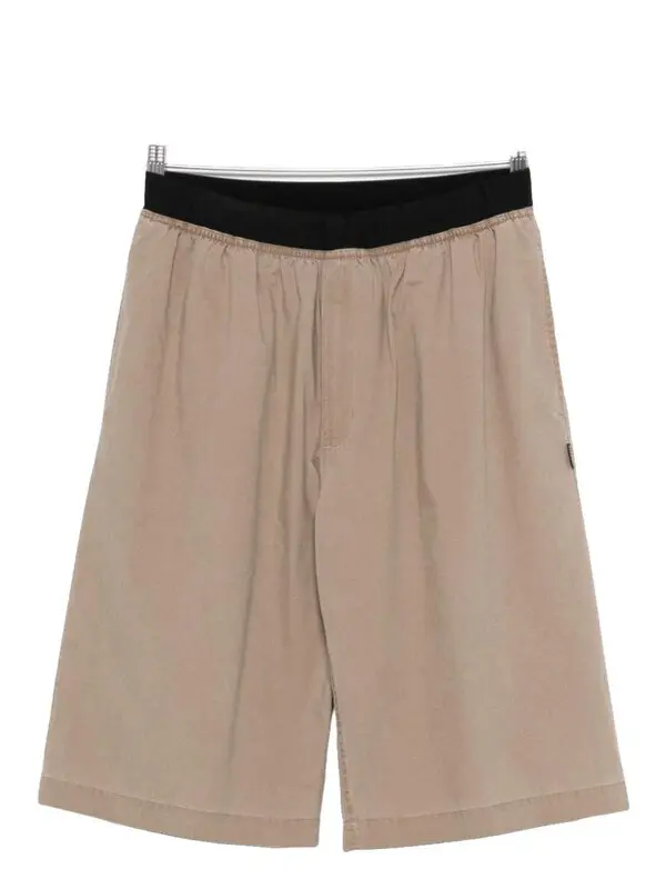 MAISON MARGIELA Elasticated Logo Patch Shorts - Nude