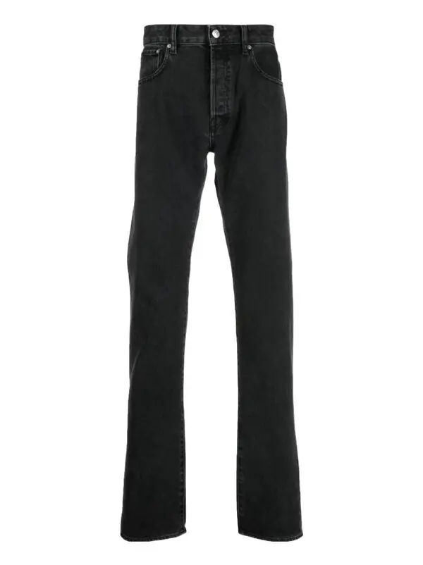 Kenzo Mid-rise Slim-cut Jeans - Black