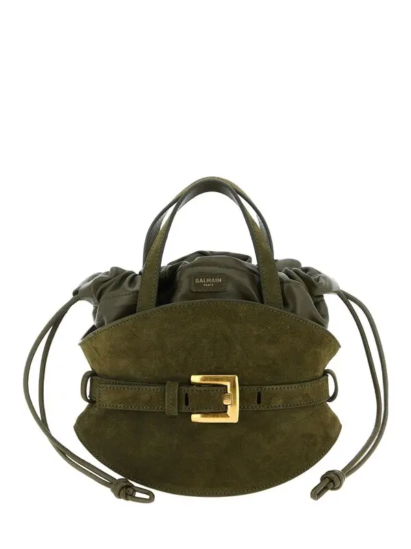 Balmain Mini Shoulder Bag - Green
