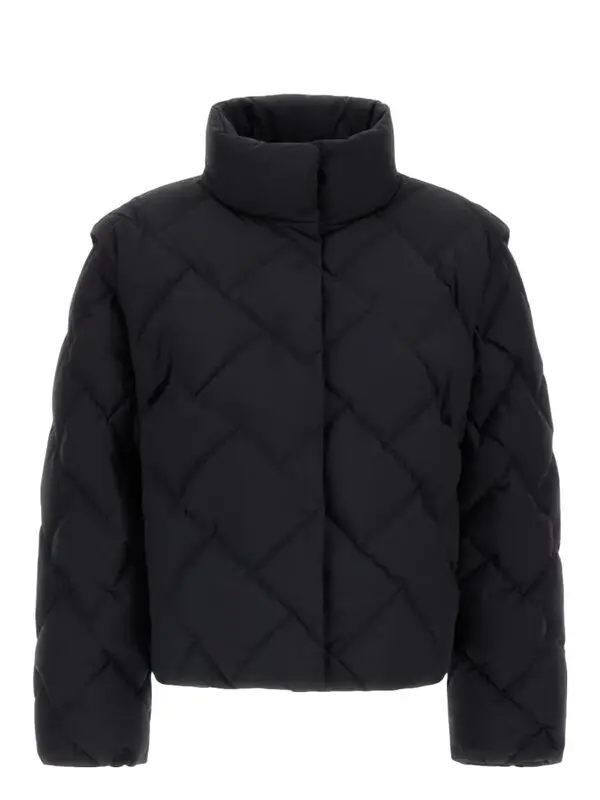 Herno Padded High Neck Jacket - Black
