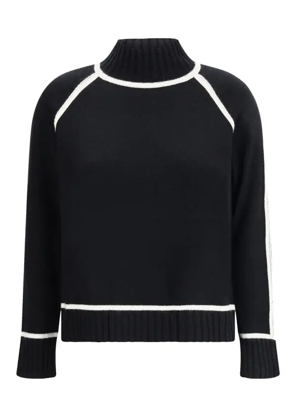 Max Mara Pescara High Neck Jumper - Black