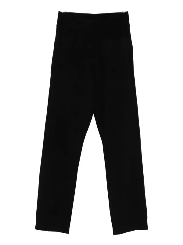 ENTIRE STUDIOS Straight Leg Trousers - Black