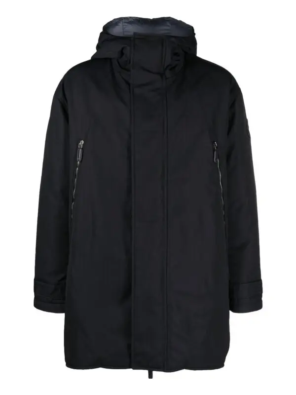 Giorgio Armani Long-sleeved Down Jacket - Black
