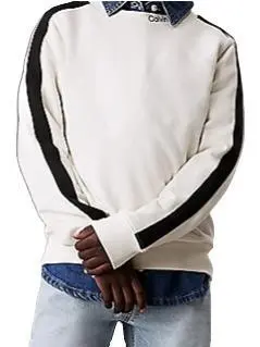 Calvin Klein Colorblock Sweatshirt - Tofu