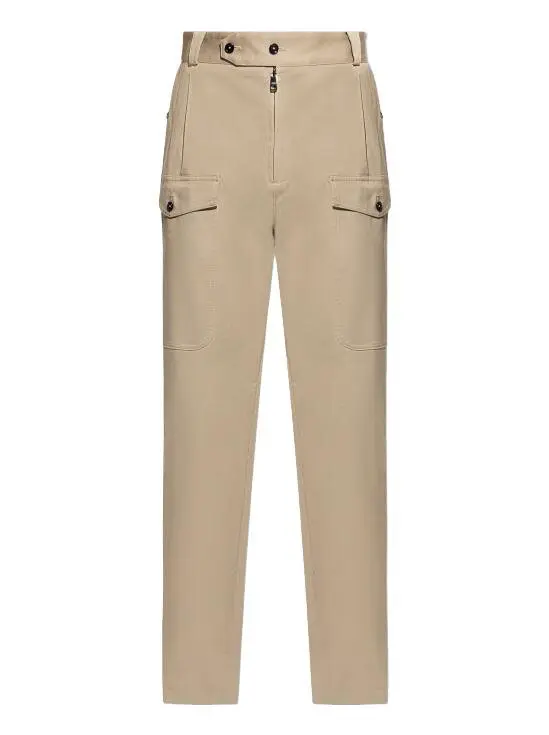 Dolce & Gabbana Cargo Pockets Trousers - Nude
