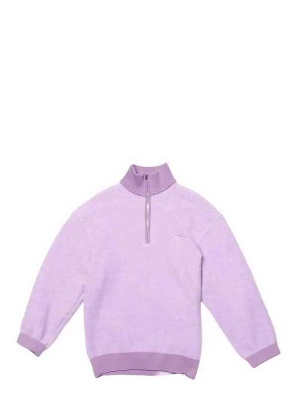 Jacquemus La Maille Berger Zip Collar Sweater - Purple