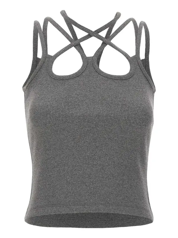 AVAVAV Camisole With Criss-cross Straps - Grey