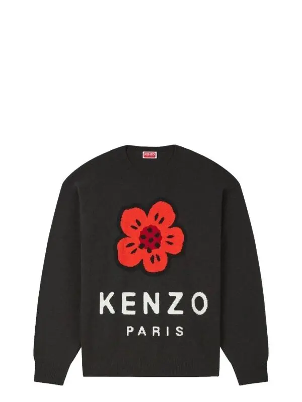 Kenzo Boke Flower Crewneck Sweatshirt - Black
