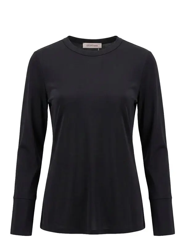 Sportmax Long Sleeve T-shirt - Black