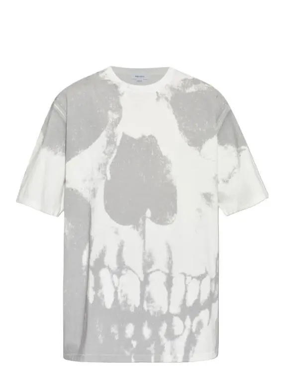 Alexander McQueen Skull Printed Crewneck T-shirt - Grey