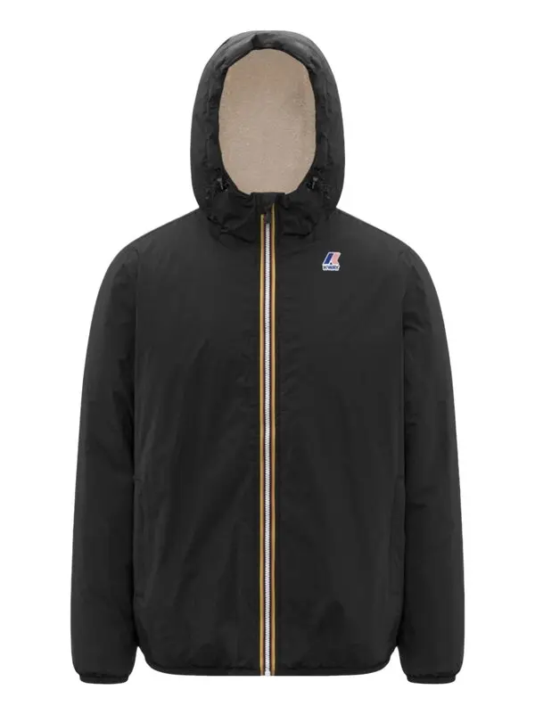 K-WAY Le Vrai 4.0 Claude Hooded Jacket - Black