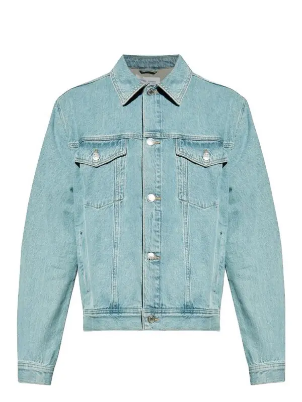 SAMSOE SAMSOE Denim Trucker Jacket - Blue