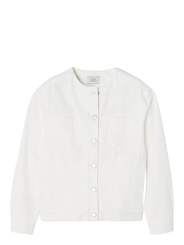 Loulou De Saison Rima Patch-pocket Jacket - Ivory
