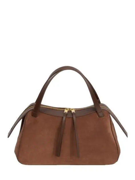 JIL SANDER Structured Tote Bag - Umber