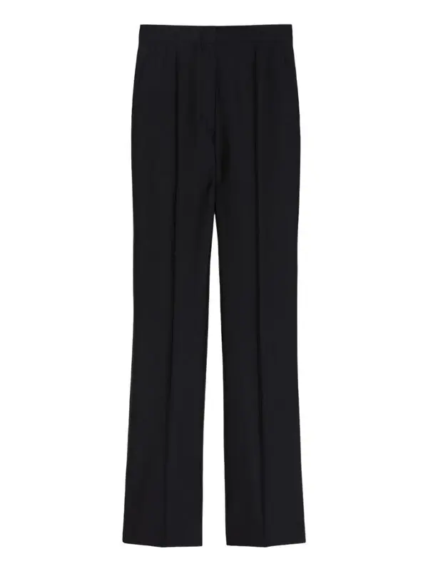 Max Mara Tailored Pleat Detailed Trousers - Midnight Blue