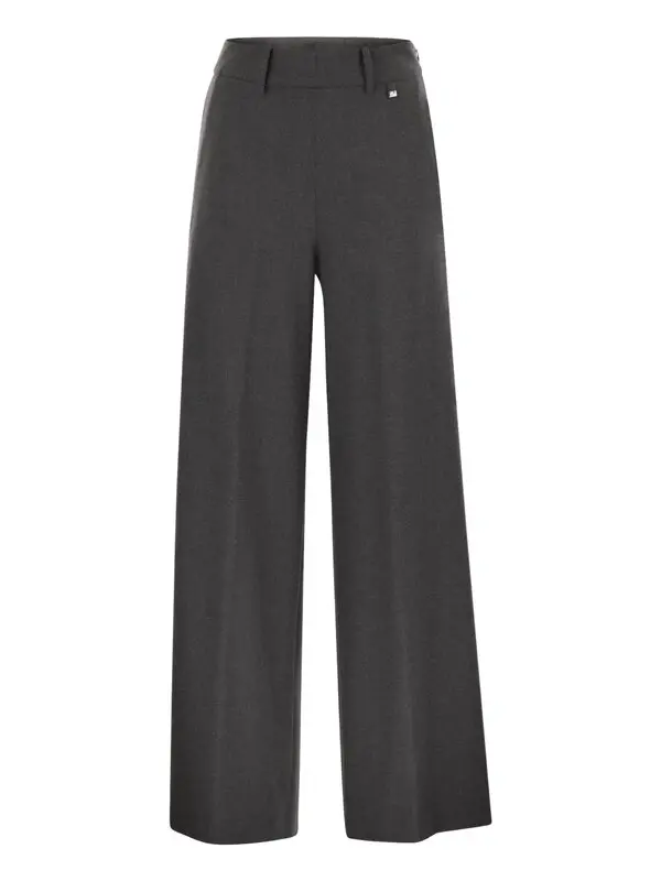 Herno Belt Loop Casual Pants - Black