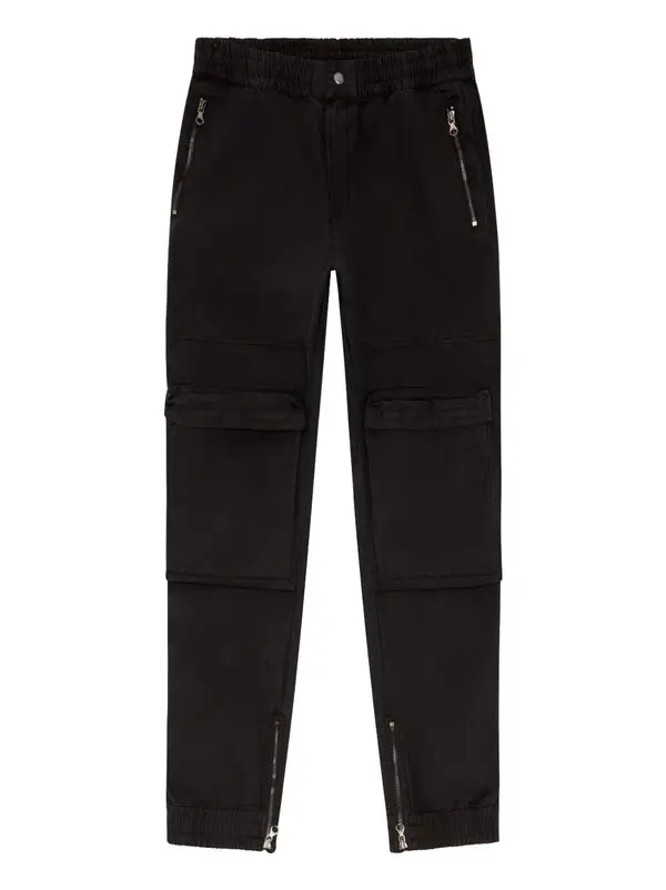 DIESEL® Cargo Pants With Zip Cuffs - Black
