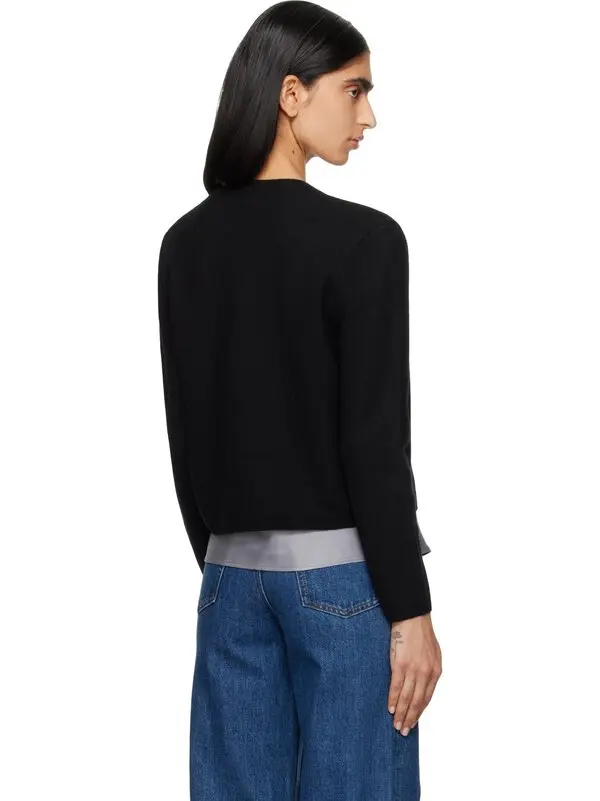 A.p.c. Mila Button-up Knitted Cardigan - Black