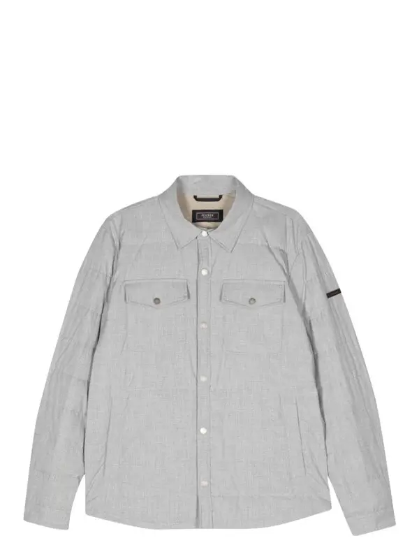 Peserico Padded Shirt-style Down Jacket - Gray