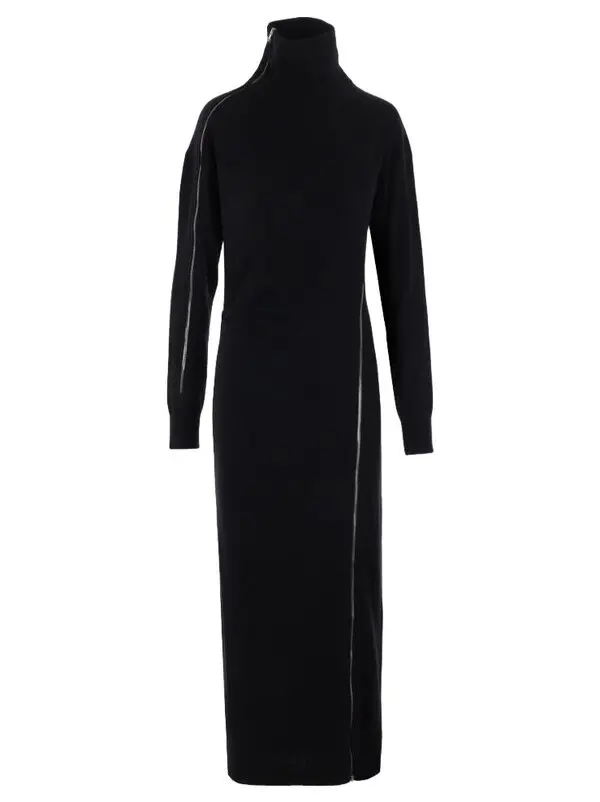 Isabel Marant Étoile Gemmy Merino Wool Dress - Black