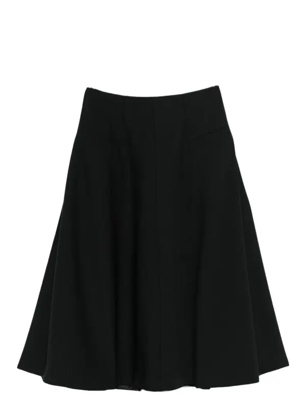 ENTIRE STUDIOS Celeste Panelled Midi Skirt - Black
