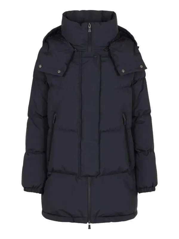 Herno Padded Down Jacket With Hood - Black