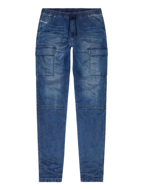 DIESEL® D-krooley Drawstring Cargo Jeans - Dark Blue