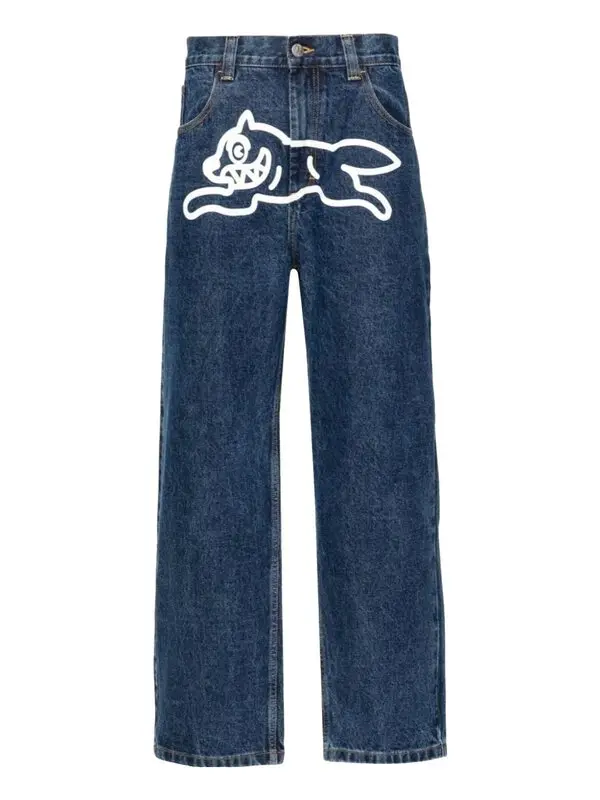 ICECREAM Running Dog Double Scoop Jeans - Blue