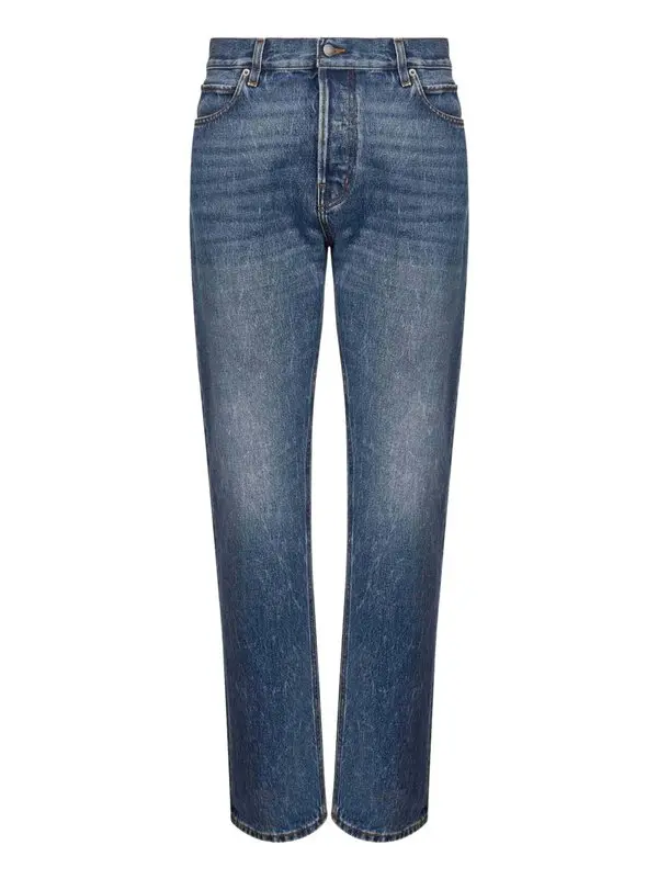 HAIKURE Straight-leg Jeans With Logo Patch - Blue