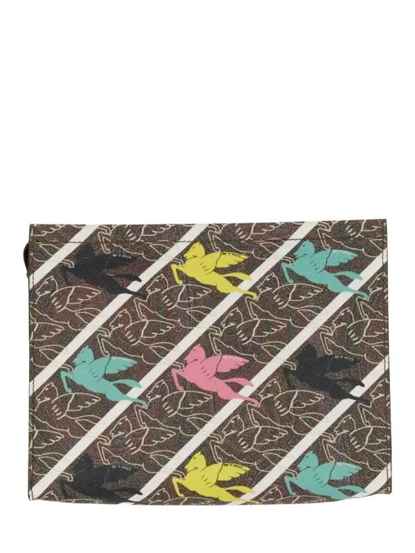 Etro Paisley Nécessaire With Pegaso - Multicolor