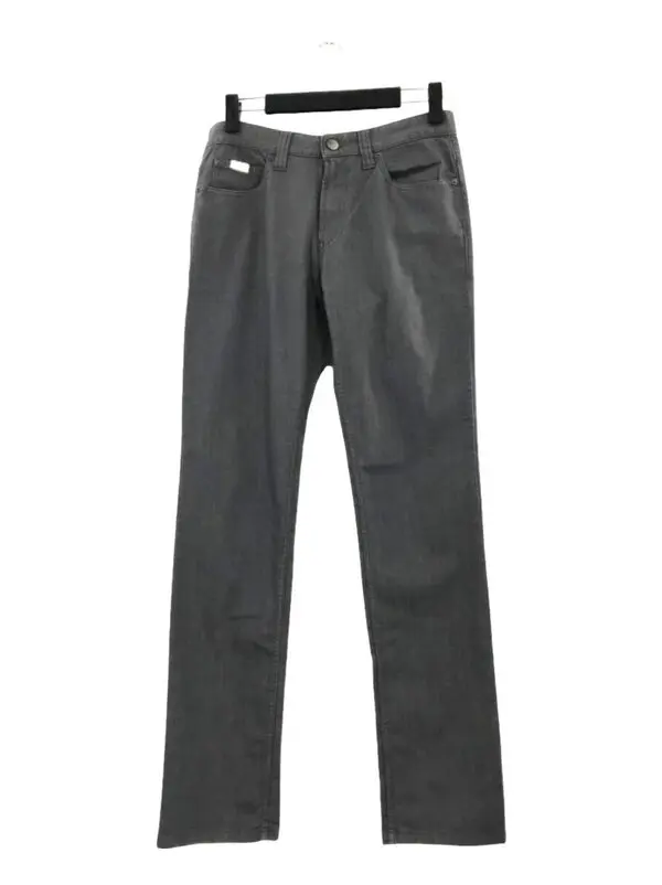 Emporio Armani Logo Decal Jeans - Black