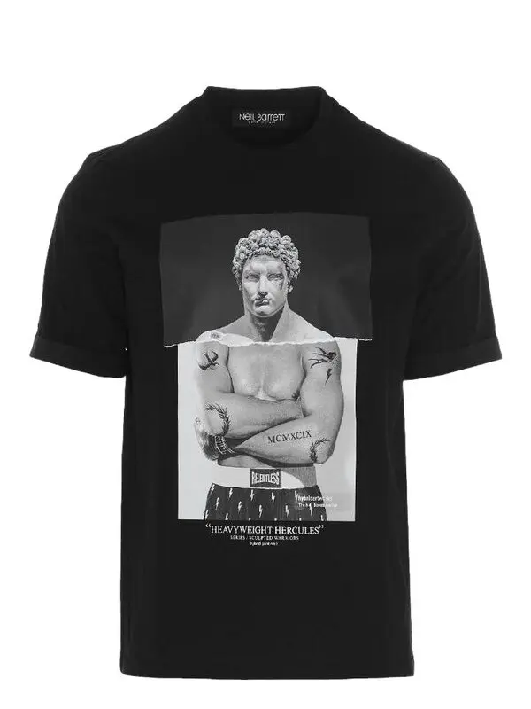 Neil Barrett Printed T-shirt - Black