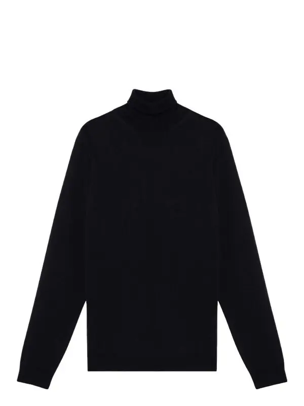 ROBERTO COLLINA Turtleneck Knit Sweater - Black