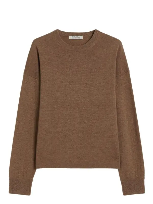 Max Mara Nebbie Crewneck Knitted Jumper - Mud