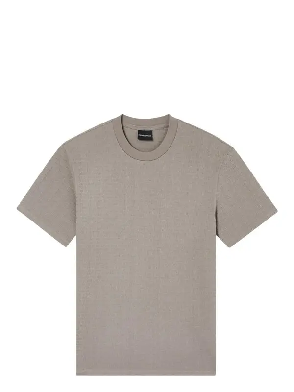 Emporio Armani Textured T-shirt - Grey