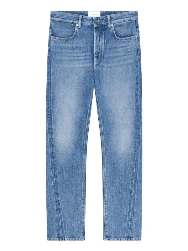 Givenchy Relaxed Straight-leg Jeans - Medium Blue