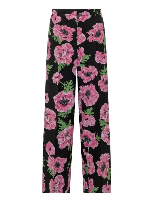 Stella McCartney Floral Print Straight-leg Pants - Multicolor