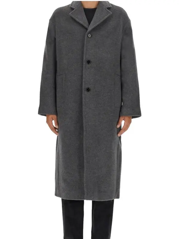 Séfr Classic Love Overcoat - Black