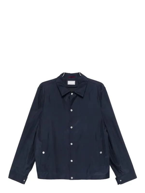 Brunello Cucinelli Silk Jacket - Blue
