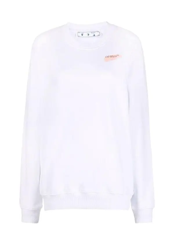 Off-White Arrows Printed Sweatshirt - White