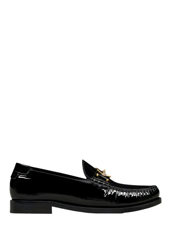 Saint Laurent Le Loafer Penny Slippers - Black